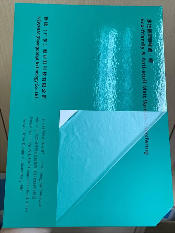 Custom Width Recycled Vinyl Packaging Film for Printing Varnish 23 Mic ...